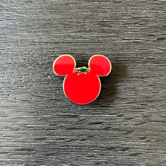 Disney | Other | Disney Mickey Mouse Tomato Enamel Pin | Poshmark